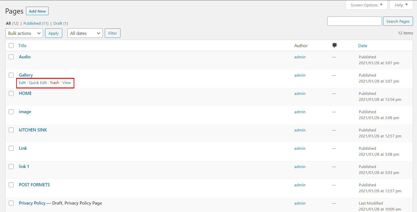 Dulce WordPress Theme Documentation